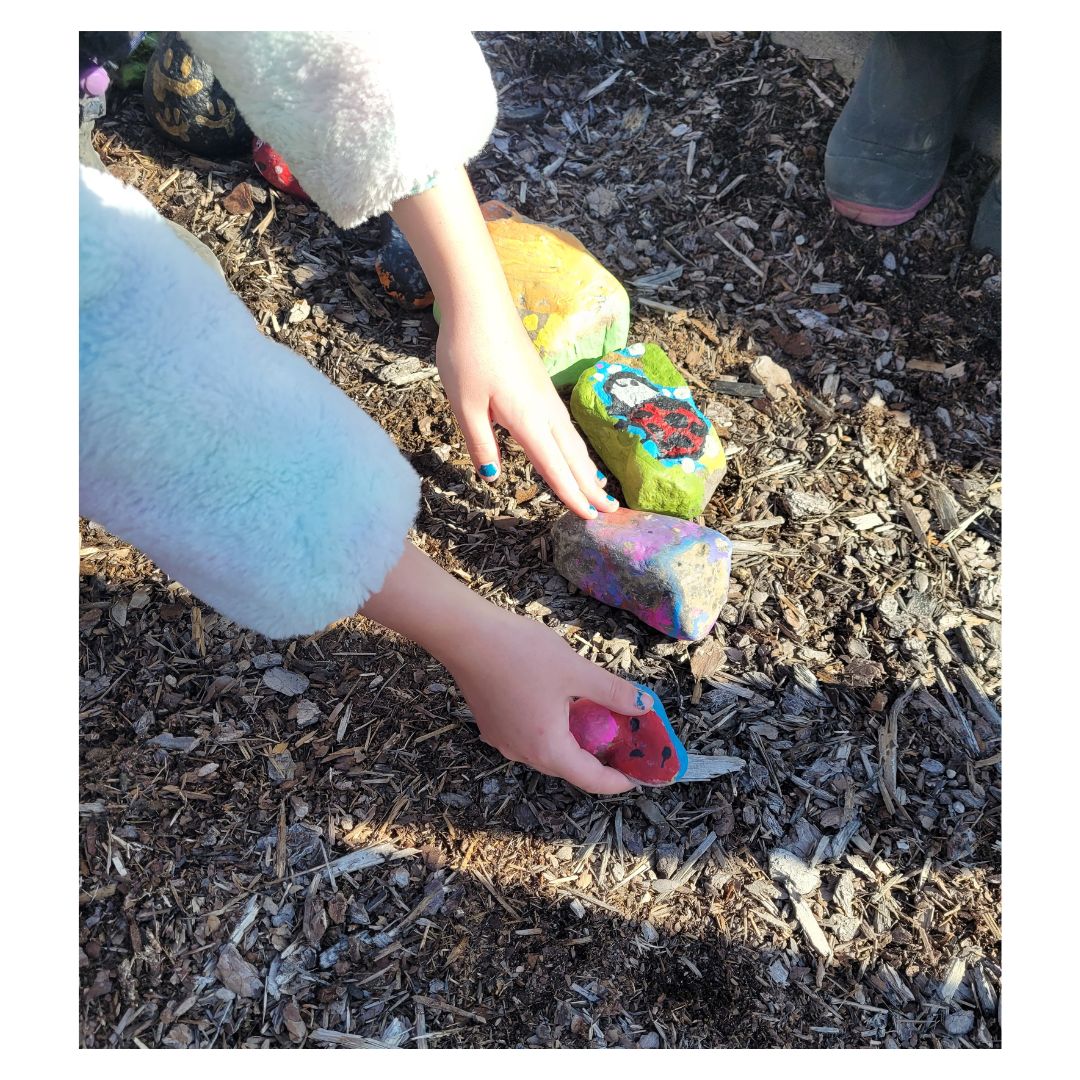 Adding to the rock snake at our Lindsay office – Early Learning Quality ...
